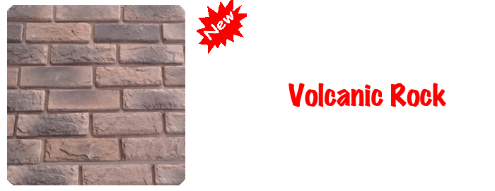 Volcanic Rock thin bricks | Greenway Systems